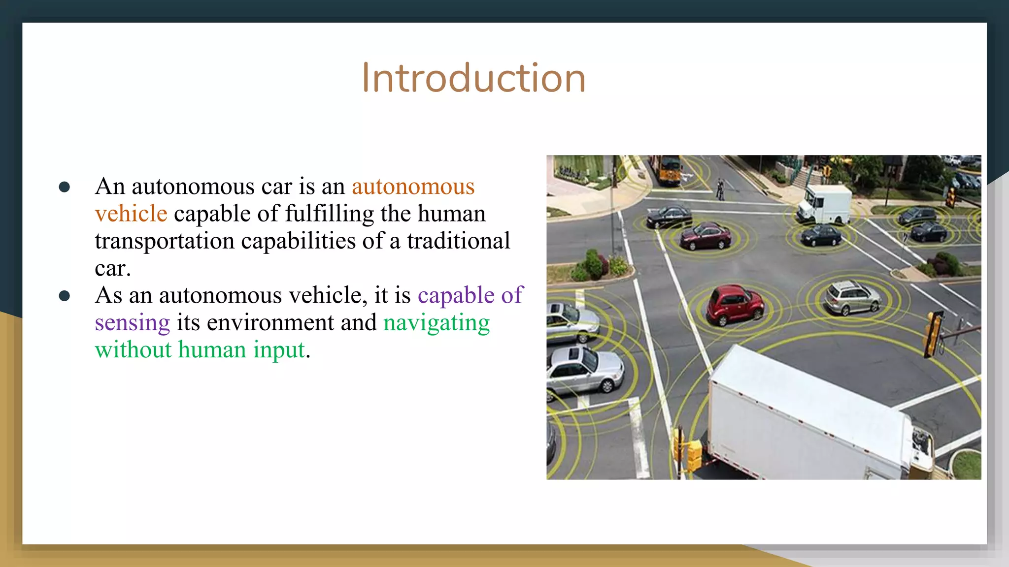Autonomous car | PPTX