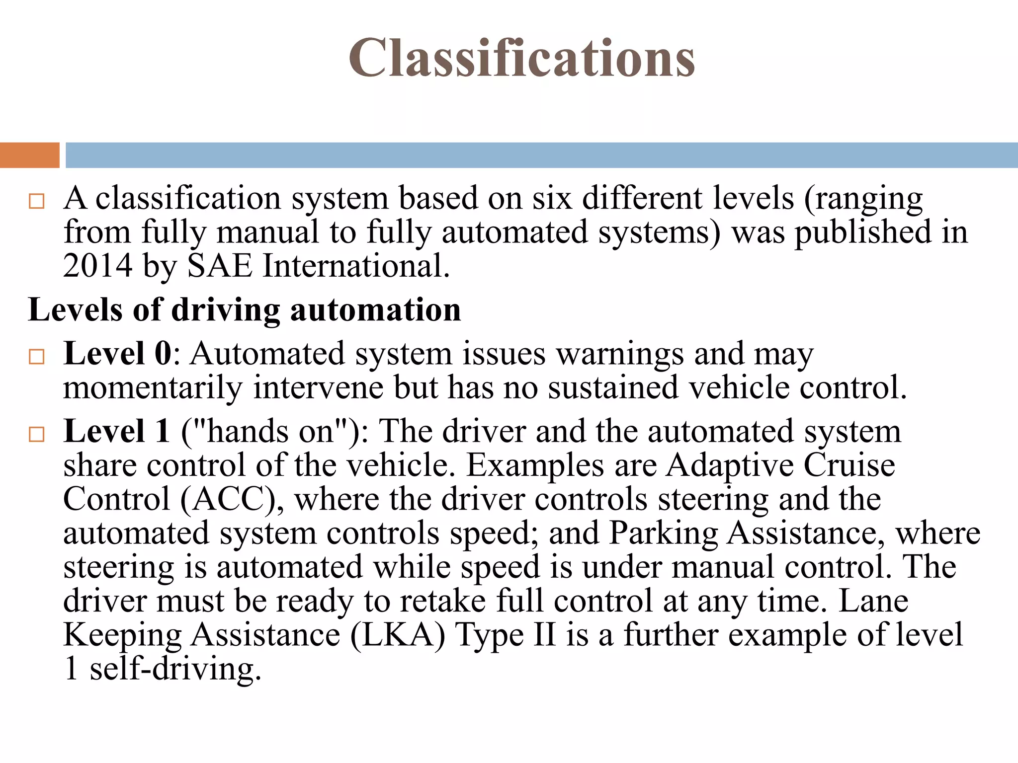 Autonomous car | PPTX