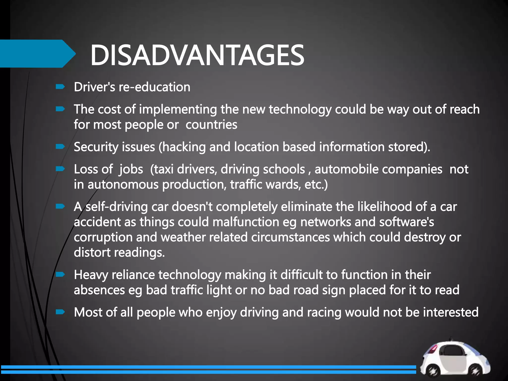Autonomous car.ppt | Driverless Cars | Auto Type