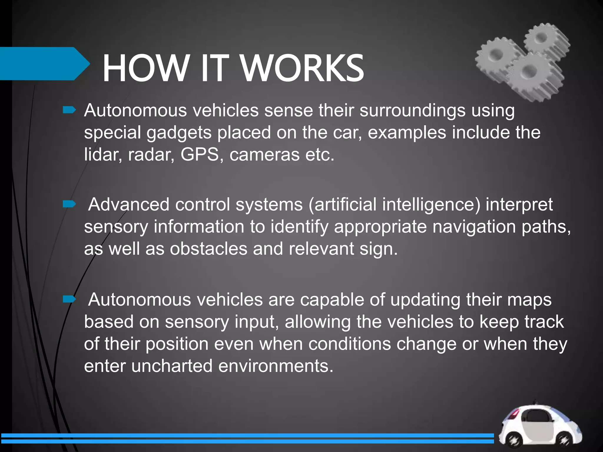 Autonomous car.ppt | Driverless Cars | Auto Type