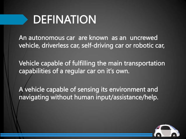 Autonomous car.ppt