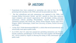 Autonomous car | PPT