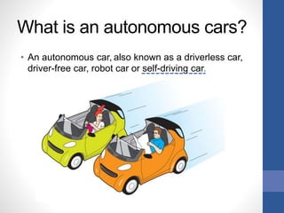 Autonomous cars | PPTX