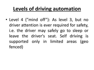 Autonomous cars | PPTX | Driverless Cars | Auto Type