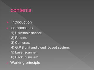 Autonomous cars | PPT