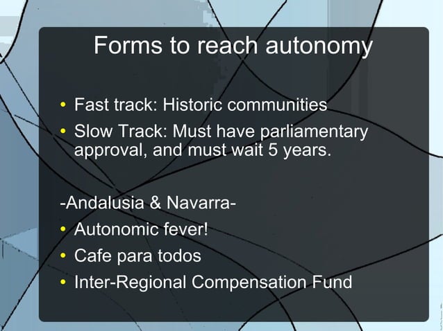 Autonomous Communities -A Spanish Phenomenon- | PPT | Political Issues ...