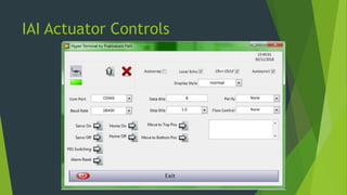 Autonomous control of a thermal distortion tester | PPT