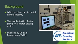 Autonomous control of a thermal distortion tester | PPT