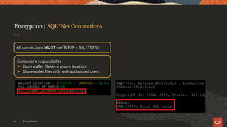 Autonomous Database Security Features | PPTX