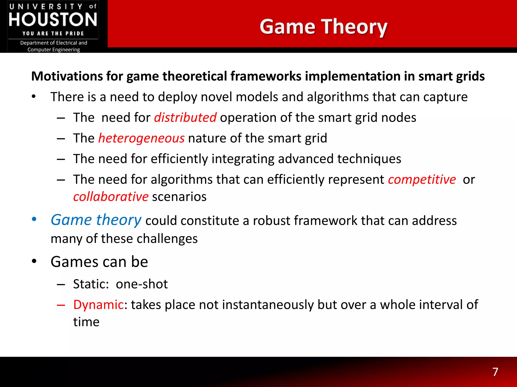 Autonomous Demand Response Using Stochastic Differential Games Ppt