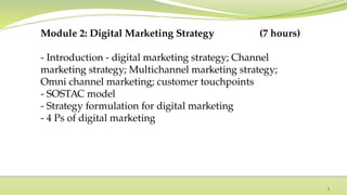 Channels of Digital Marketing, POEM is covered here | PPTX
