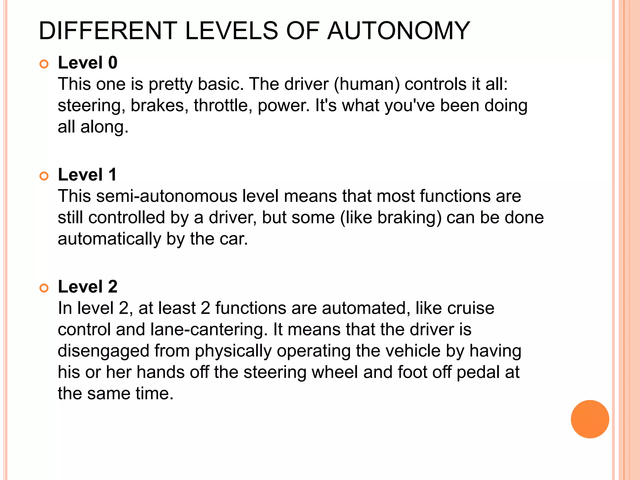 Autonomous driving system (ads) | PPTX