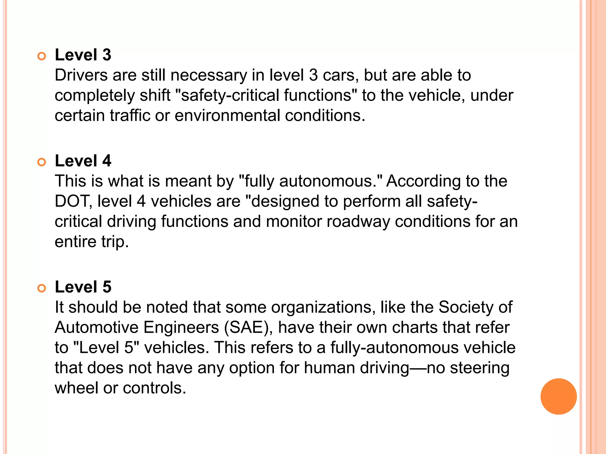 Autonomous driving system (ads) | PPTX