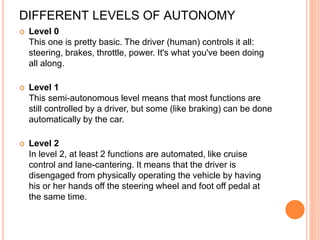 Autonomous driving system (ads) | PPTX