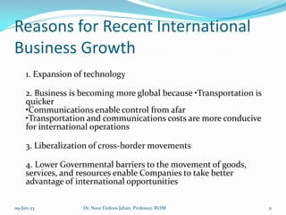 Introduction to International Business | PDF