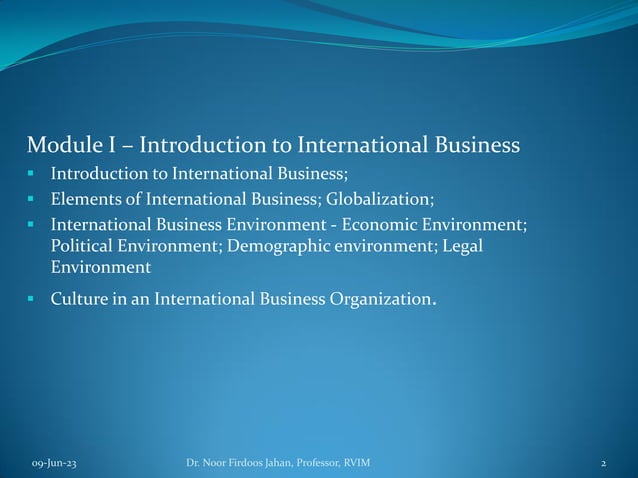 Introduction to International Business | PDF | Commodities | Economy