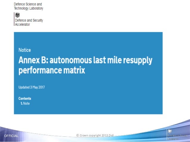 Accelerator Autonomous last mile resupply Challenge overview - 23 May…