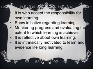 Autonomous learner | PPT