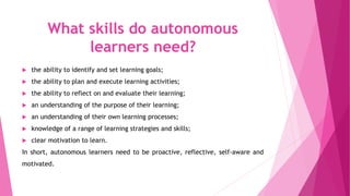 Autonomous Learning Sem 3.pptx