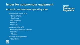 Autonomous mining equipment (Owen Barry) | PDF