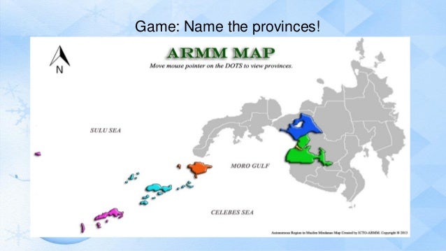 Autonomous region in muslim mindanao (armm)