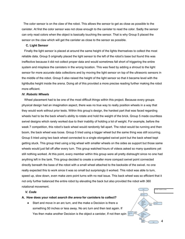 Autonomous robotics module final project report | PDF | Robotics ...