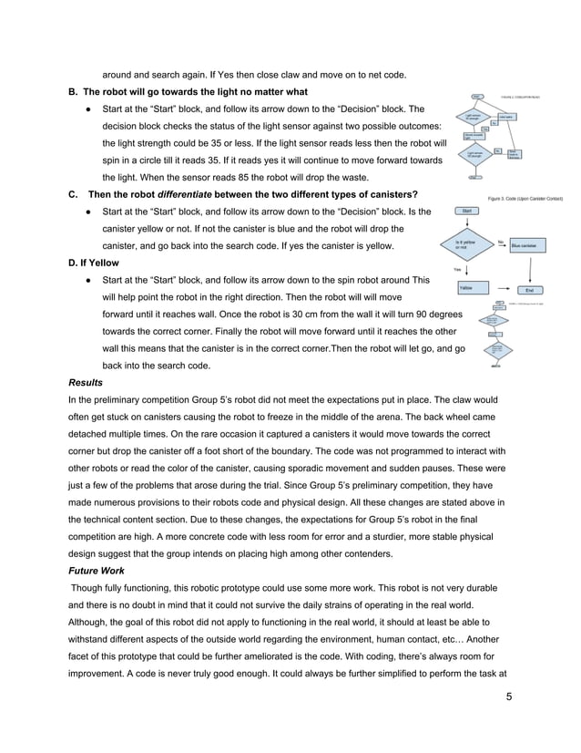 Autonomous robotics module final project report | PDF | Robotics ...