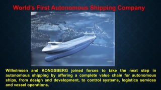 Autonomous ship | PPT