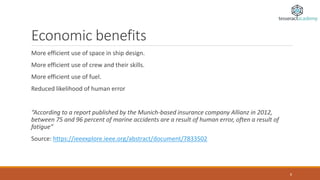 Autonomous shipping | PPTX