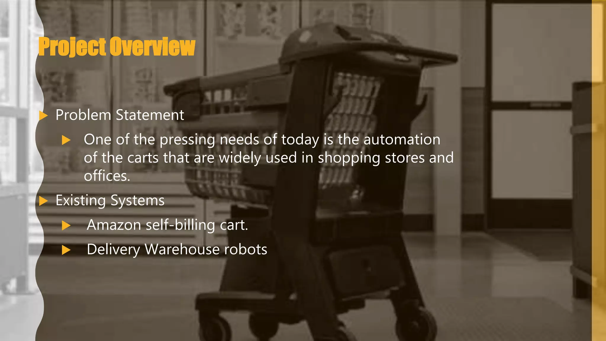 Autonomous shopping cart | PPTX