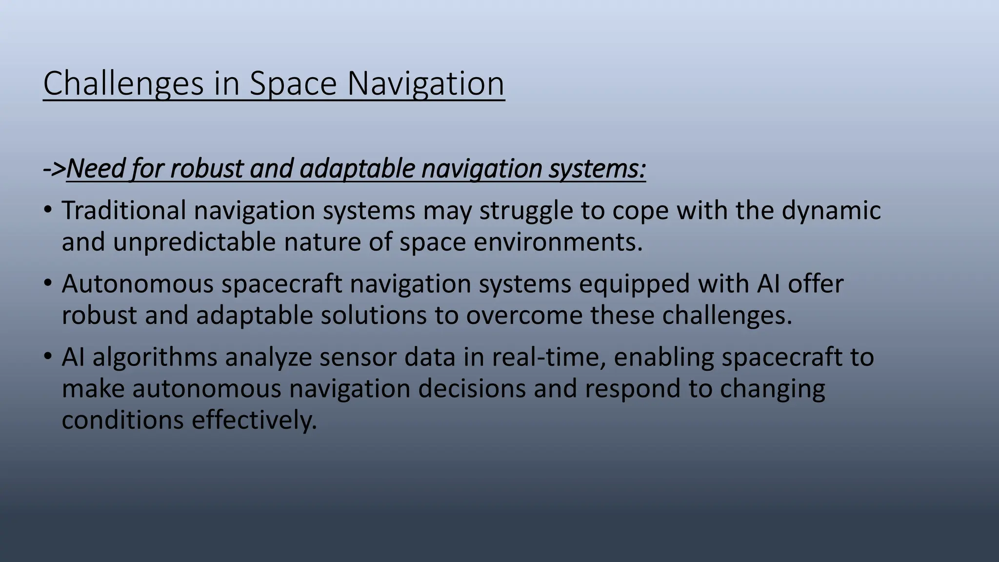 Autonomous Spacecraft Navigation With Artificial Intelligence Pdf Technology Industry Industries