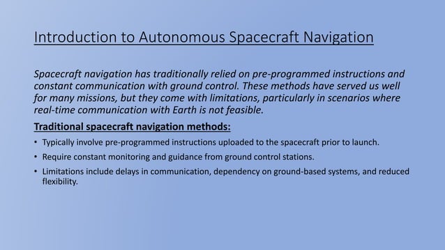 Autonomous Spacecraft Navigation with Artificial Intelligence.pdf | Technology Industry | Industries