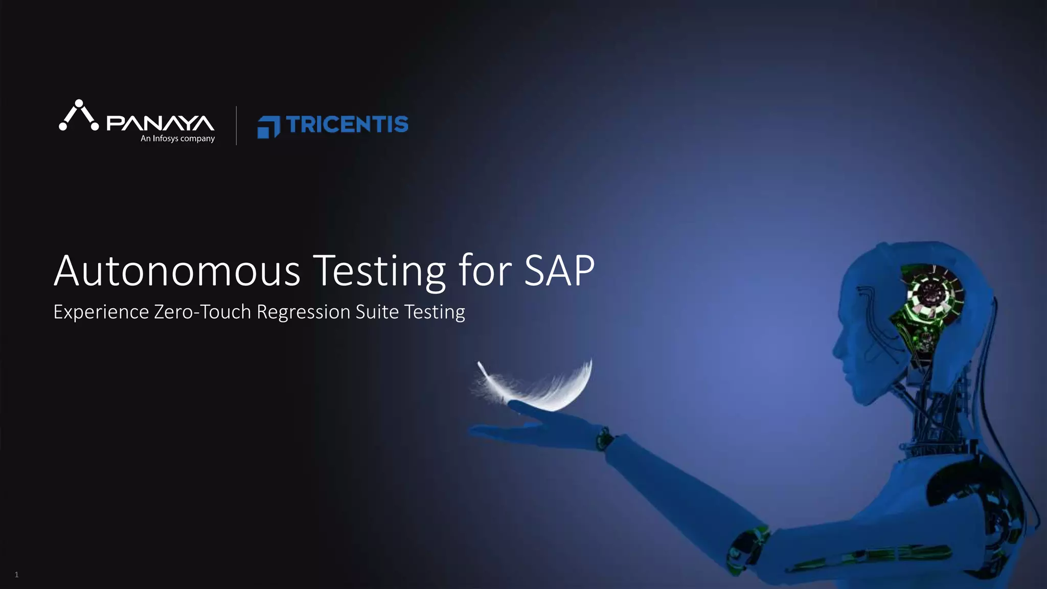 Autonomous Testing for SAP | PPTX