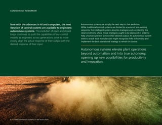 Autonomous Tomorrow - inside autonomous systems on the factory floor ...