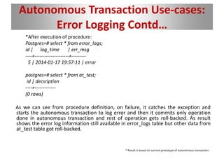 Autonomous transaction | PDF