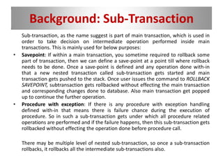 Autonomous transaction | PDF