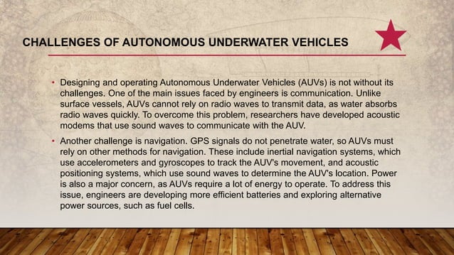 Autonomous Underwater Vehicles - Copy (3).pptx | Scuba Diving | Extreme ...