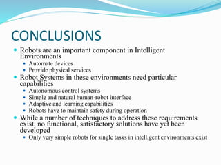 Autonomous vacuum cleaning robot | PPTX