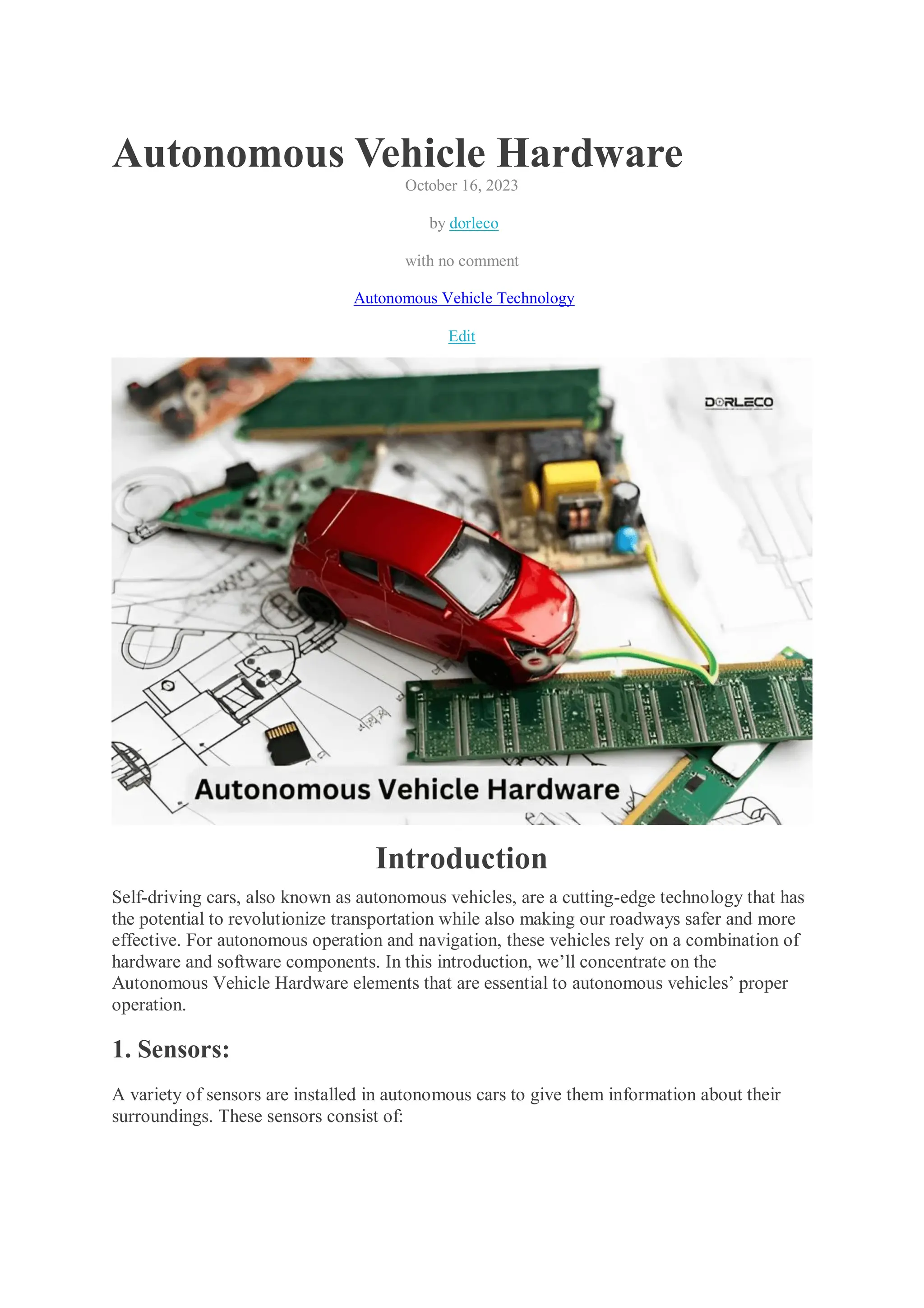 Autonomous Vehicle Hardware word (1).pdf