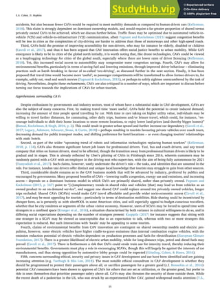 Autonomous Vehicles And The Future Of Urban Tourism | PDF