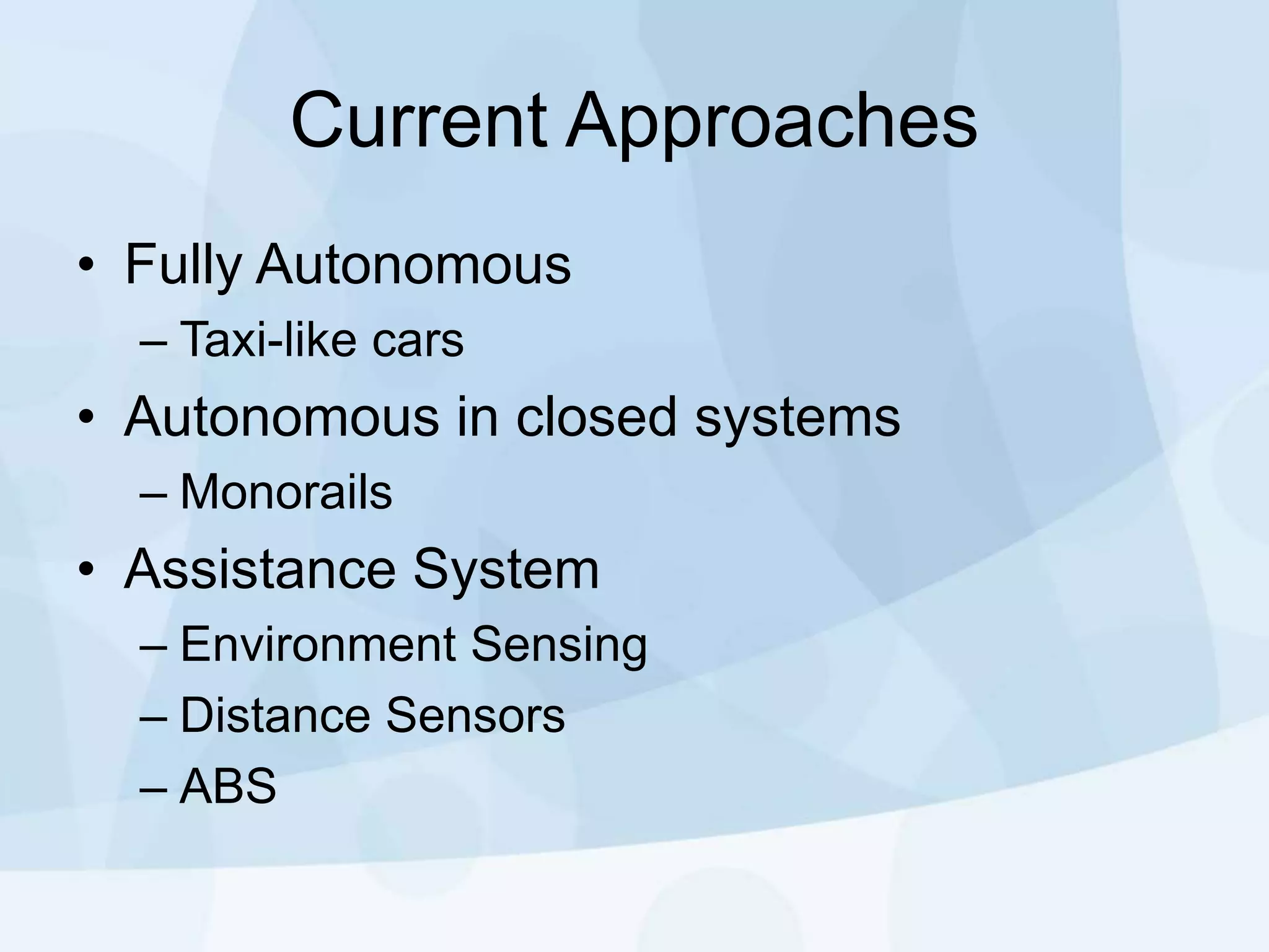Autonomous Vehicles PP.ppt | Driverless Cars | Auto Type