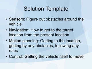 Autonomous Vehicles PP.ppt | Driverless Cars | Auto Type