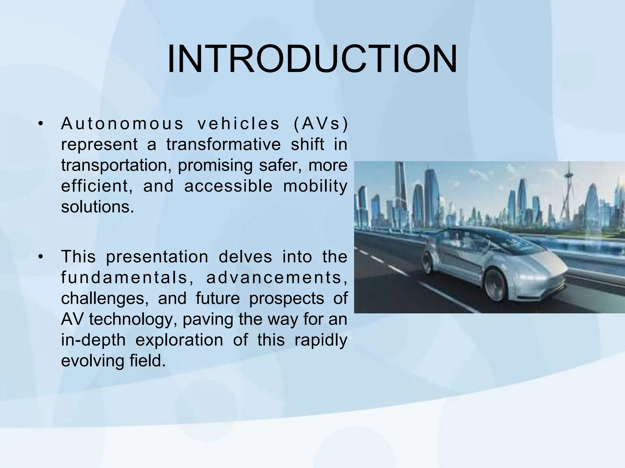 autonomous vehicle technology in information Technology | PPT