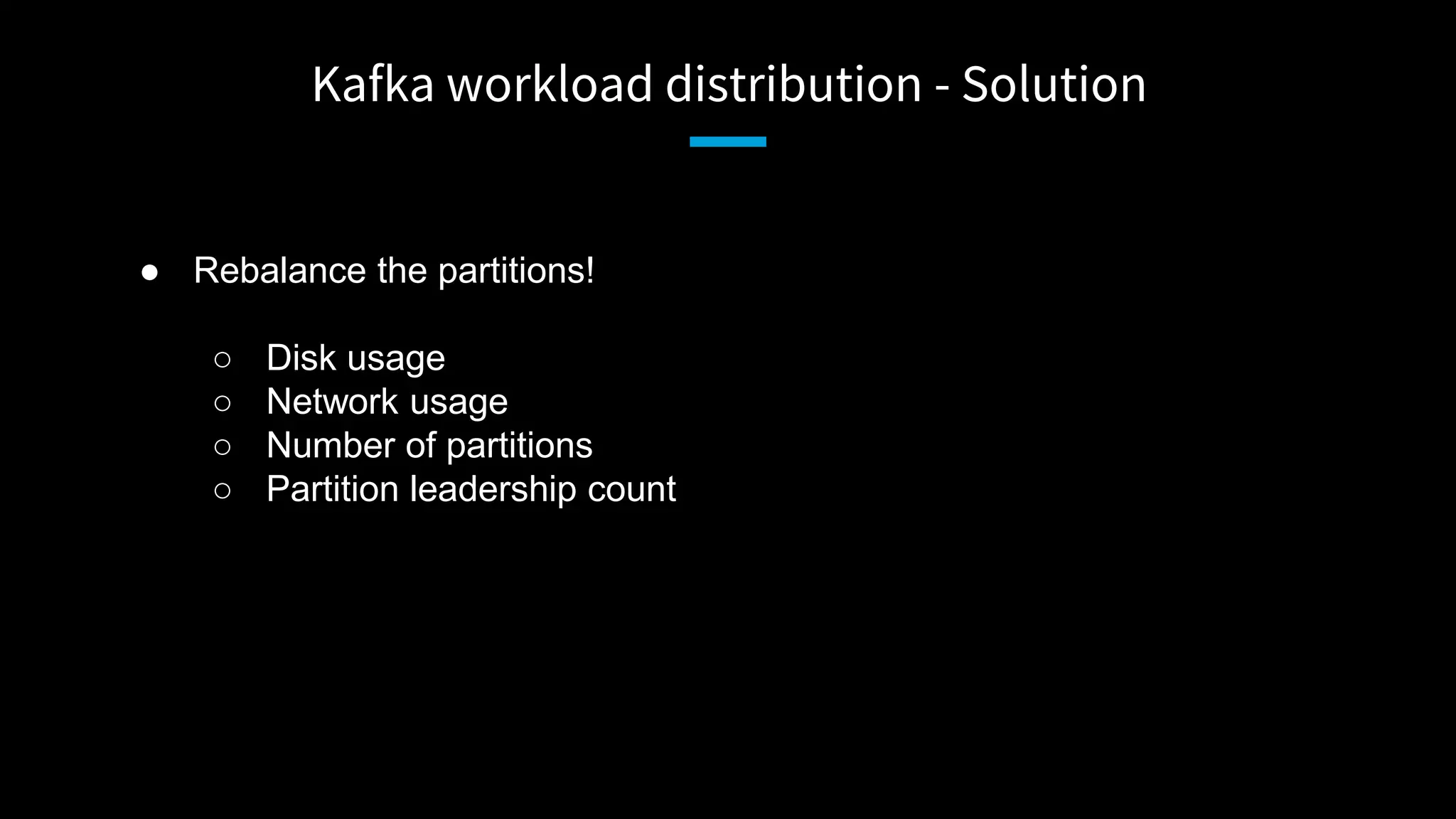 Autonomous workload rebalancing in kafka | PPT