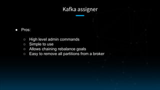Autonomous workload rebalancing in kafka | PPT