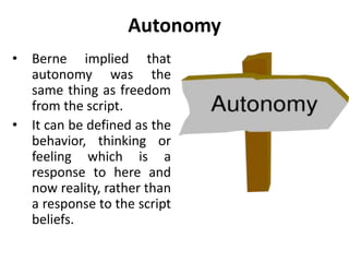 Autonomy Definition