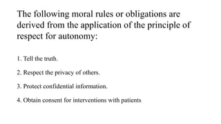 Autonomy and beneficiance/ non-Maleficence.pptx