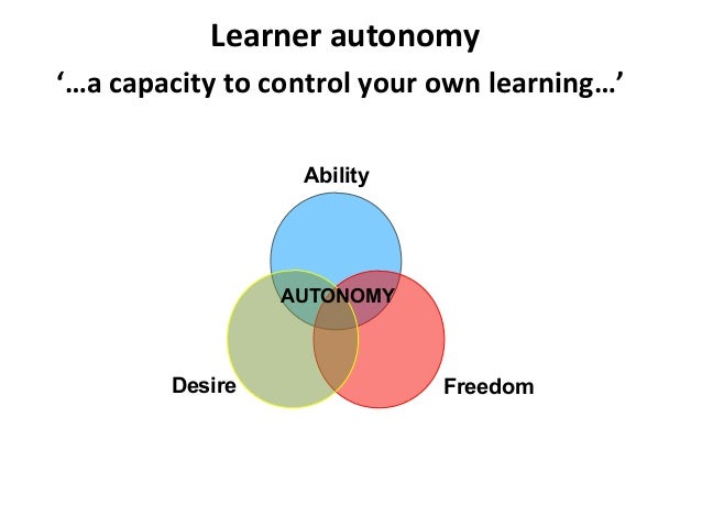 Teachers' perspectives on autonomy