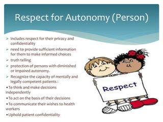 Autonomy in Bioethics | PPTX
