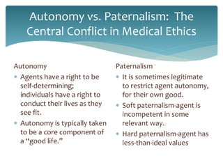 Autonomy in Bioethics | PPTX